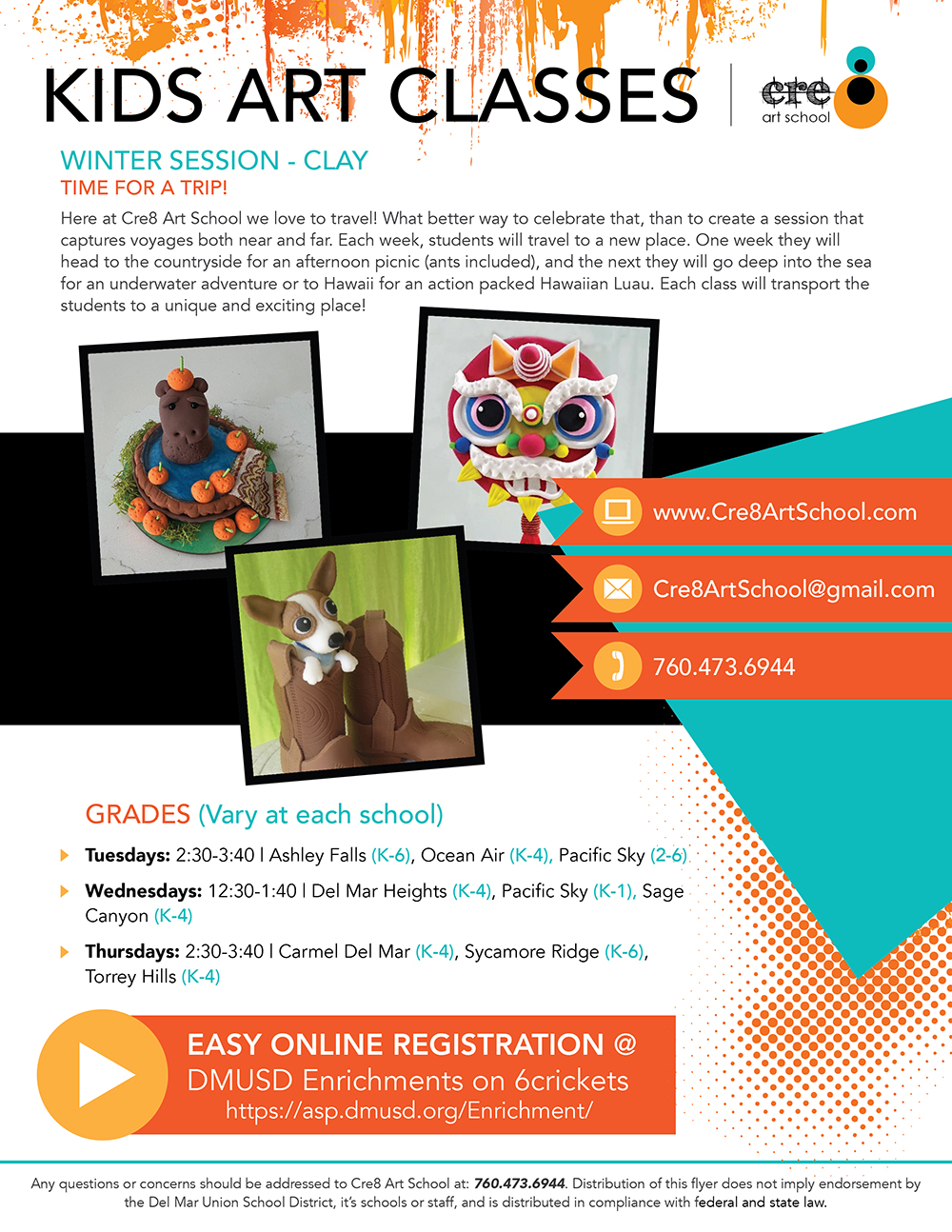 Cre8 Art School Classes