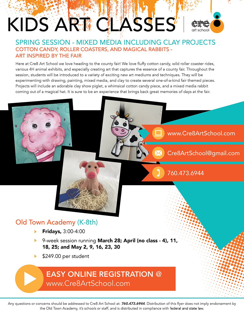 Cre8 Art School Classes