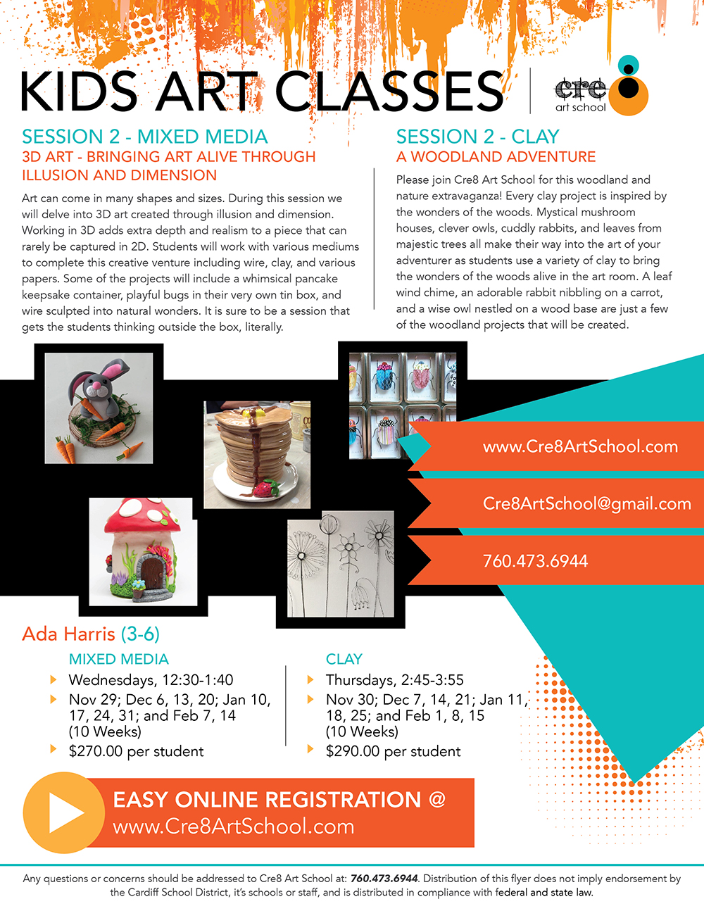 Cre8 Art School Classes