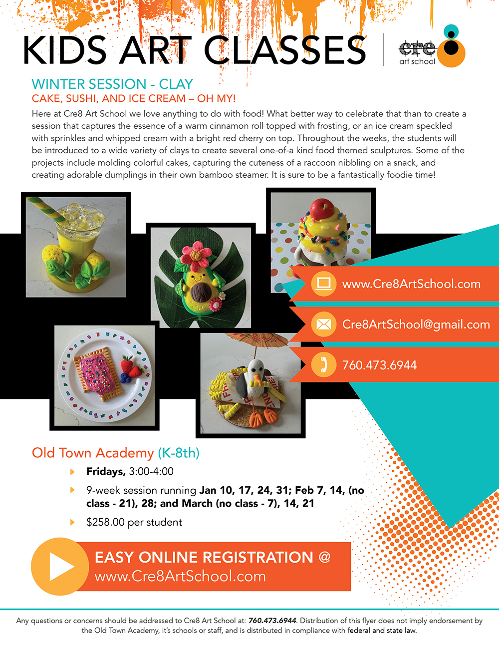 Cre8 Art School Classes